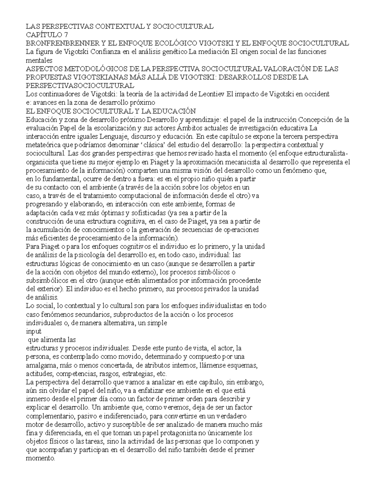 4.LAS Perspectivas contextual y sociocultural - LAS PERSPECTIVAS ...