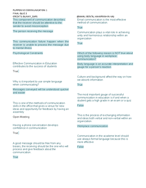 Chapter 1 Purposive Communication - CHAPTER 1: BASIC CONCEPTS IN COMMUNICATION: BACKGROUND AND ...