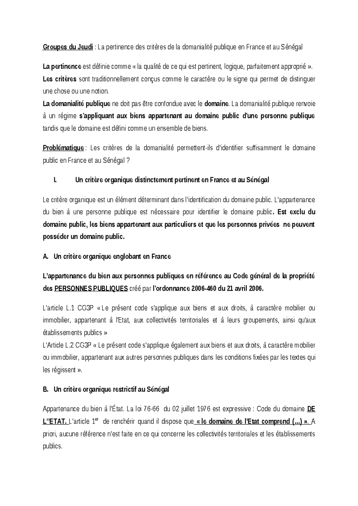 Directives Criteresdomanialite 2022 - Groupes du Jeudi : La pertinence ...