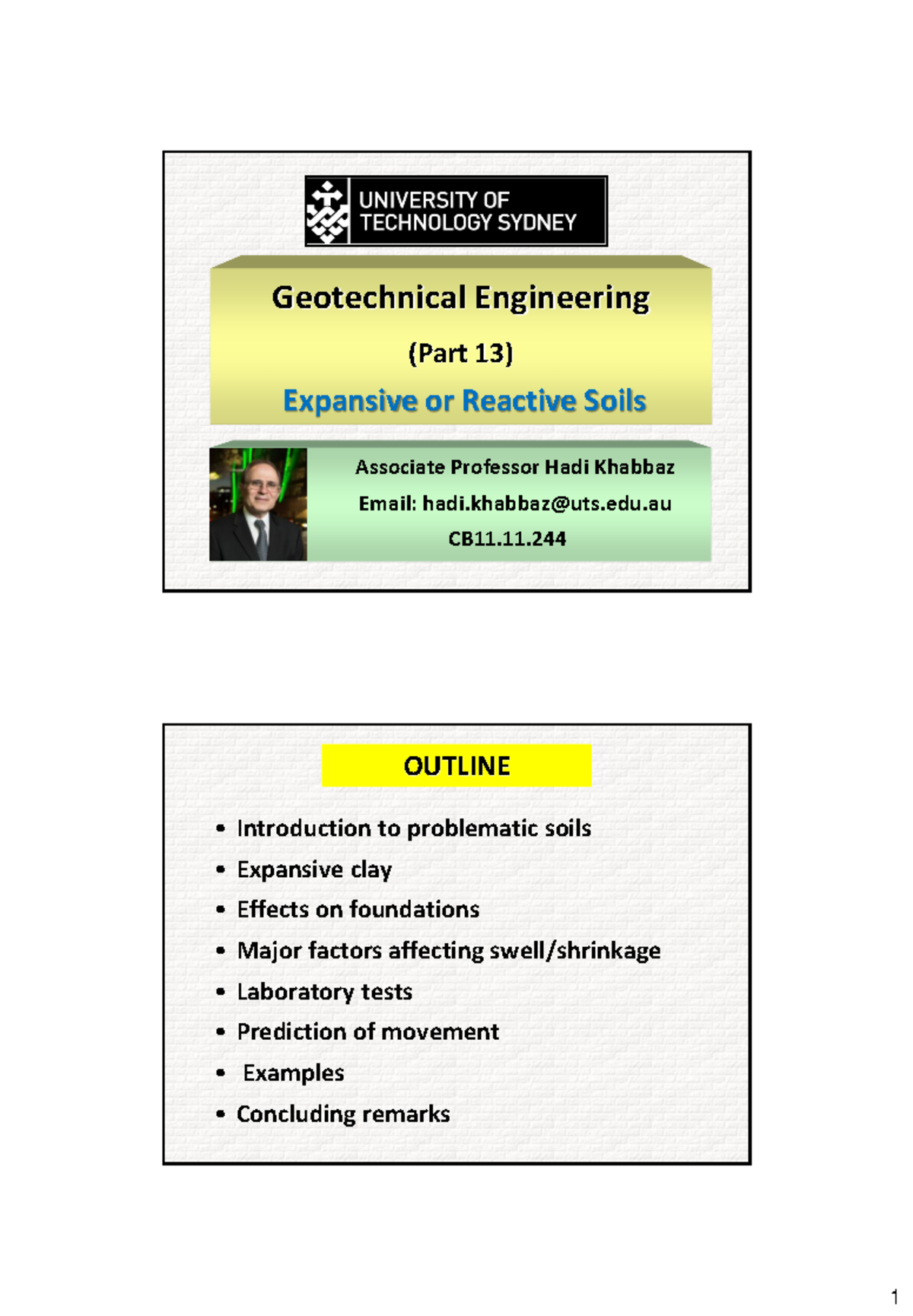 Site Classification, Reactive Soils and Ground Improvement Methods ...
