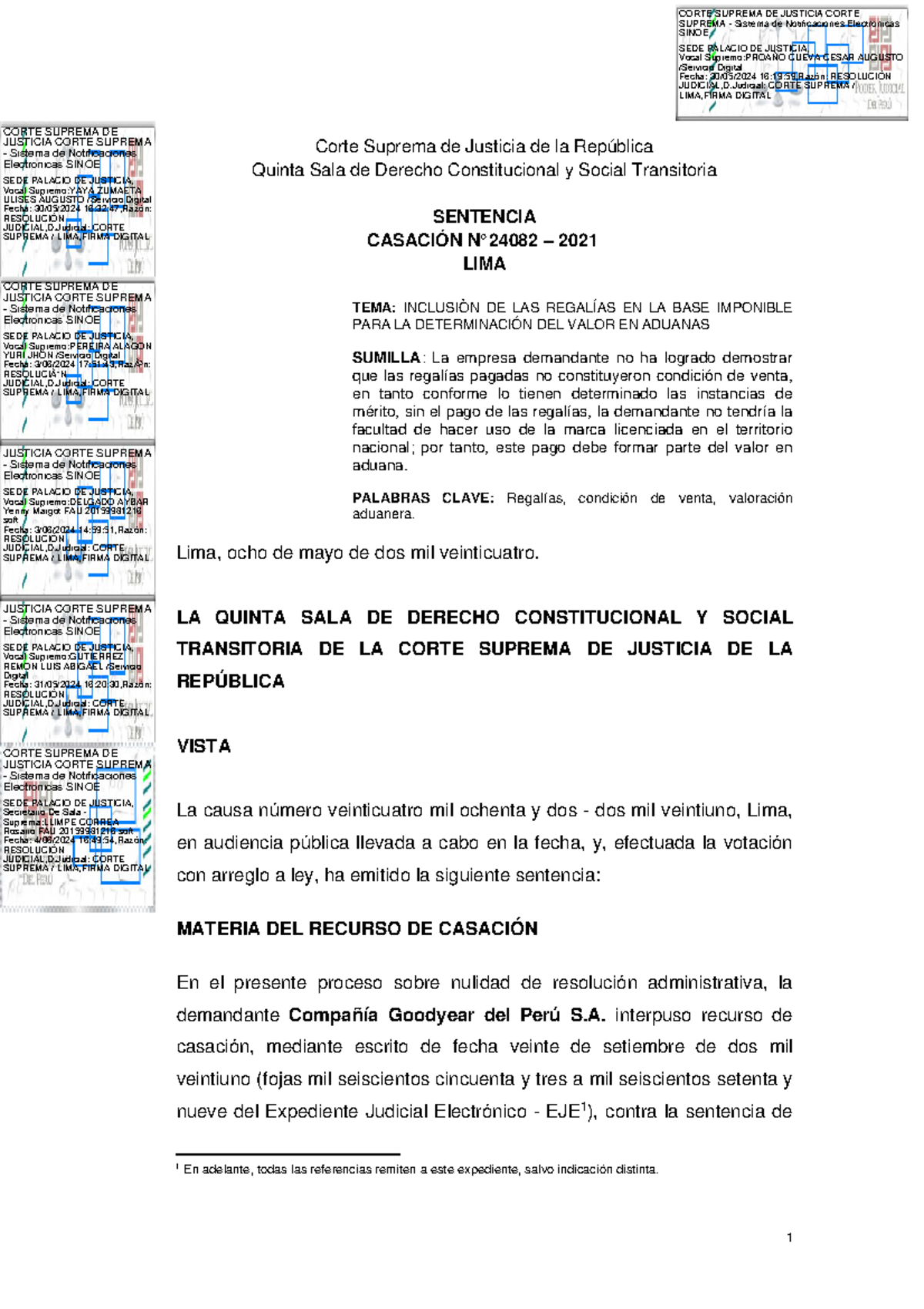 Resolucion 3 20240605082256000540605 (2) - Quinta Sala de Derecho Constitucional y Social - Studocu