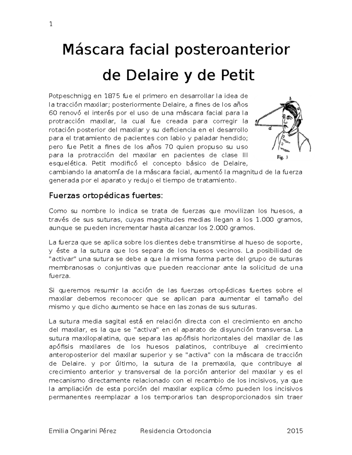 Mascara Facial Posteroanterior de Delaire y de Petit - Máscara facial ...