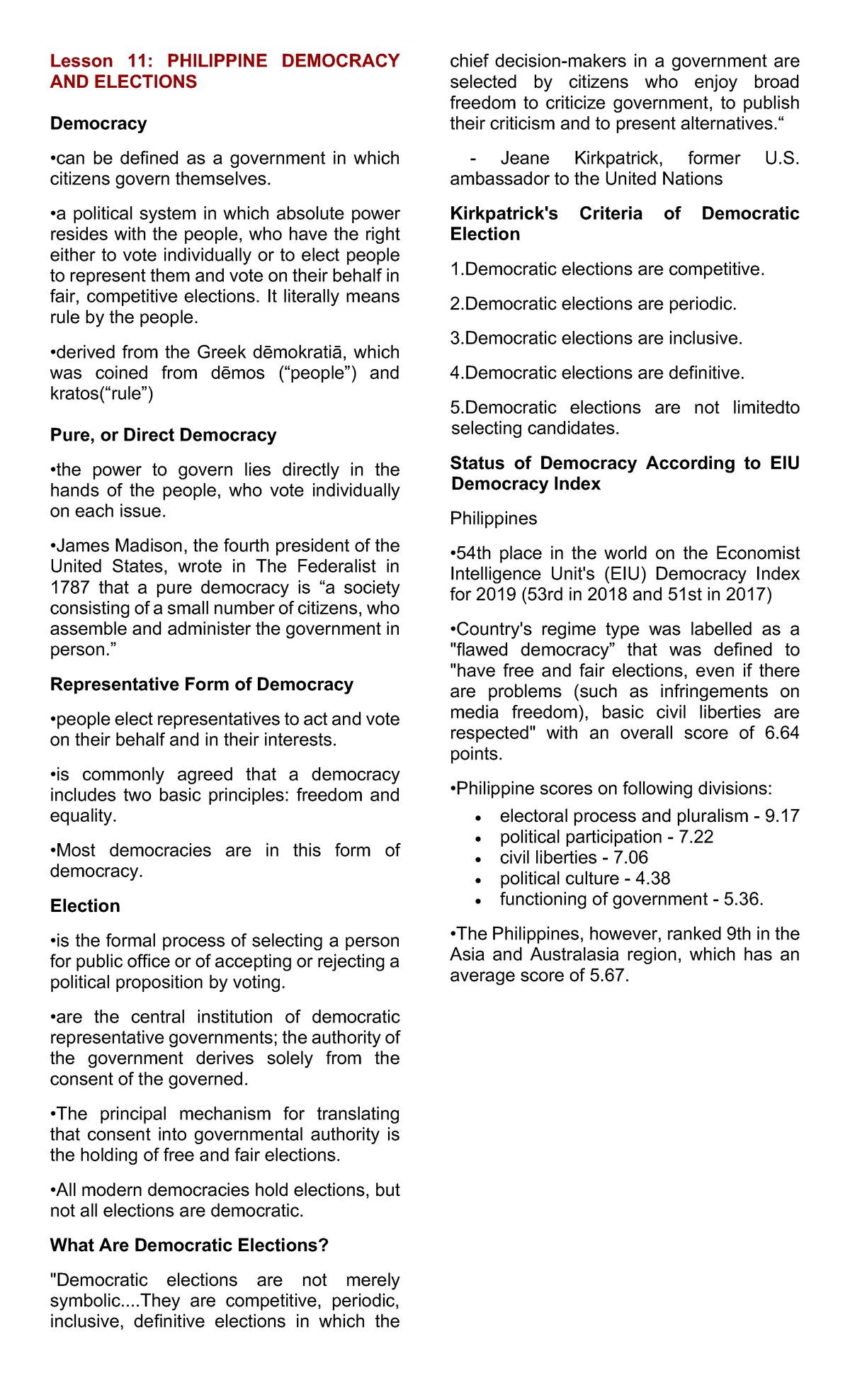 Polgov Reviewer 11 AND 12 - Lesson 11: PHILIPPINE DEMOCRACY AND ...