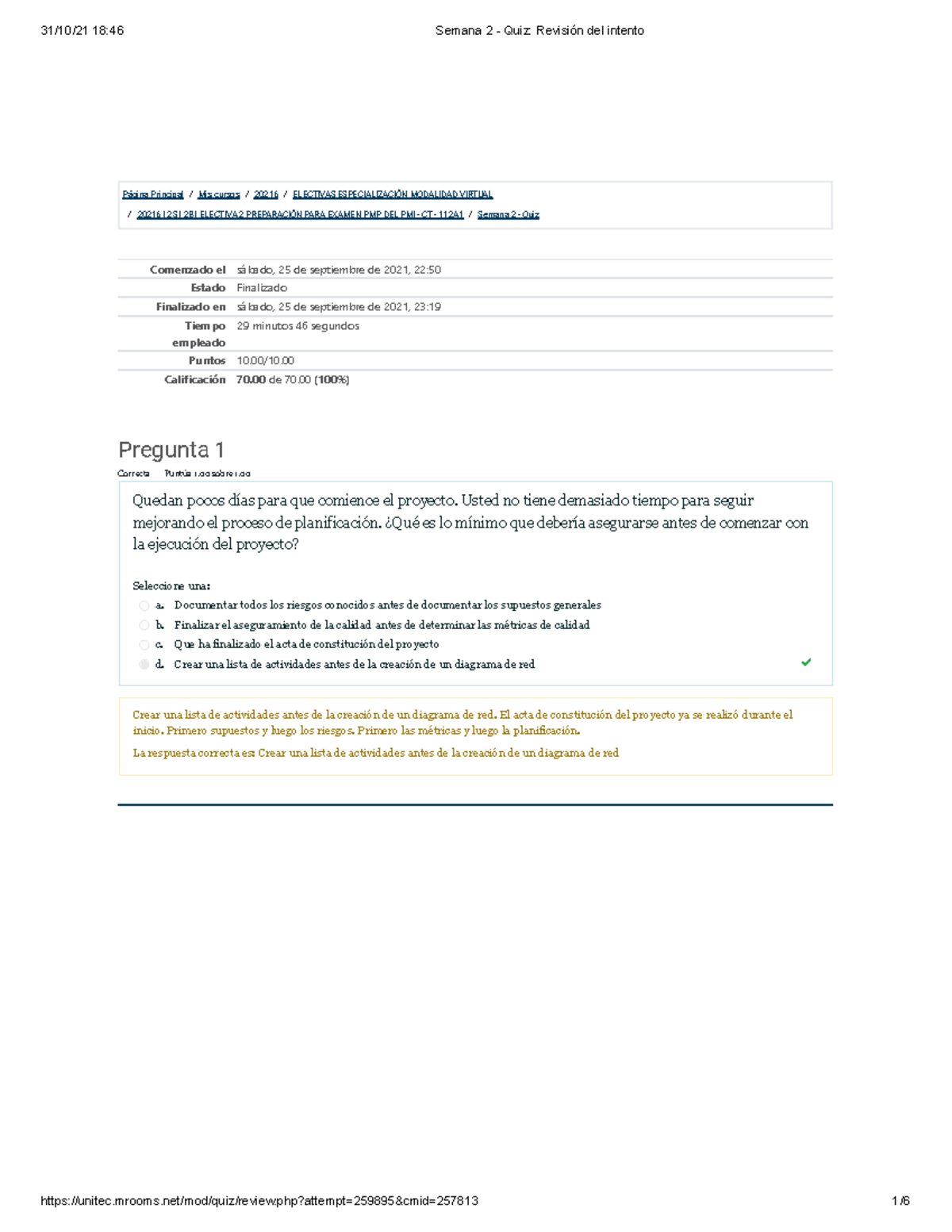 Pdfcoffee - proyectos - Página Principal / Mis cursos / 20216 / ELECTIVAS ESPECIALIZACIÓN ...