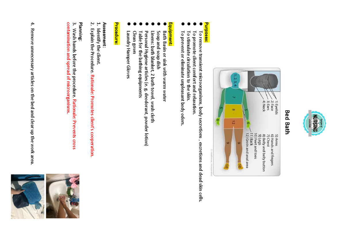 Bed Bath - Bed Bath - Bed Bath Assessment Procedure: Laundry Hamper ...