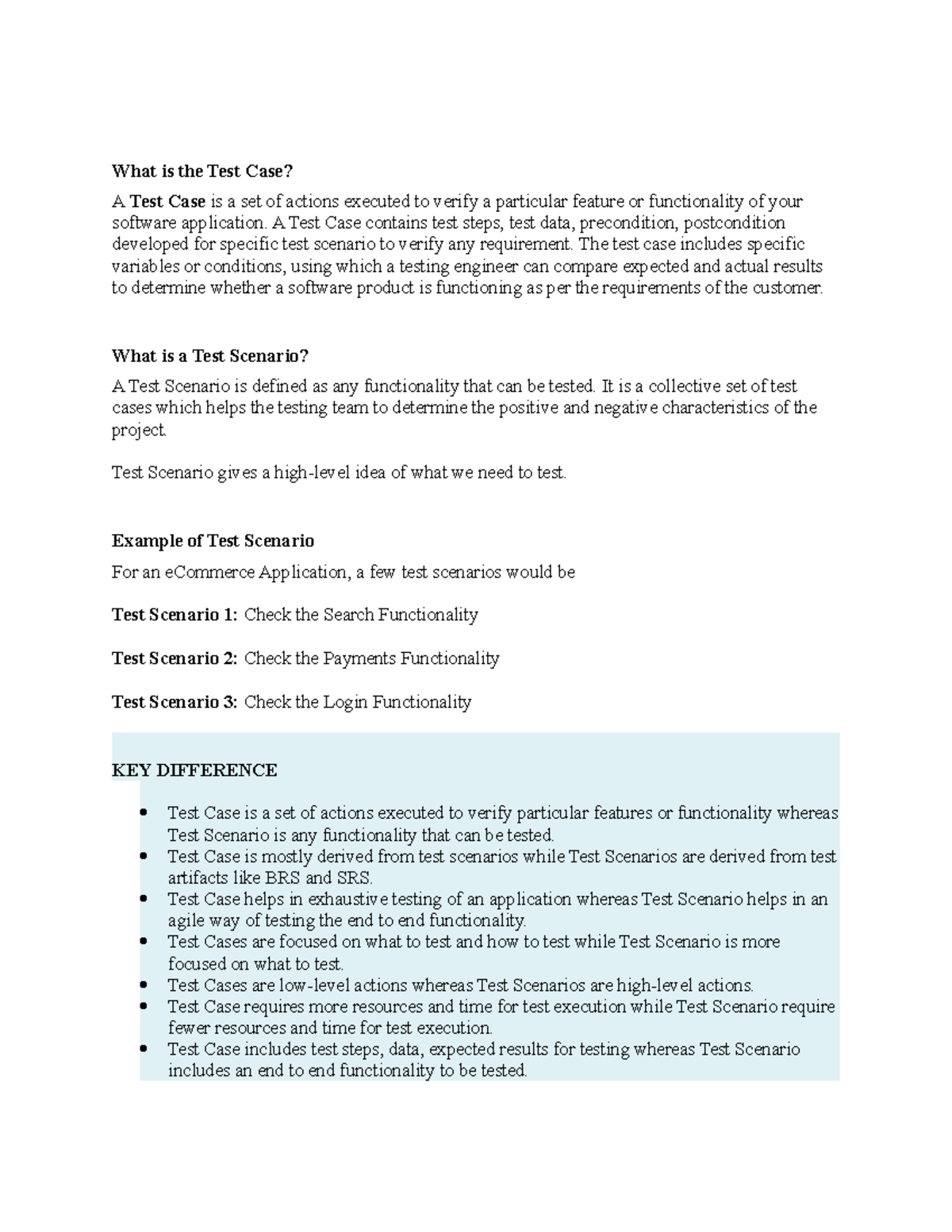 What is the Test Case - TestCases - What is the Test Case? A Test Case ...