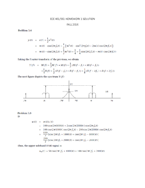 Ece 461 Lectures 2 Lecture Note 2 Introduction To Random Processes