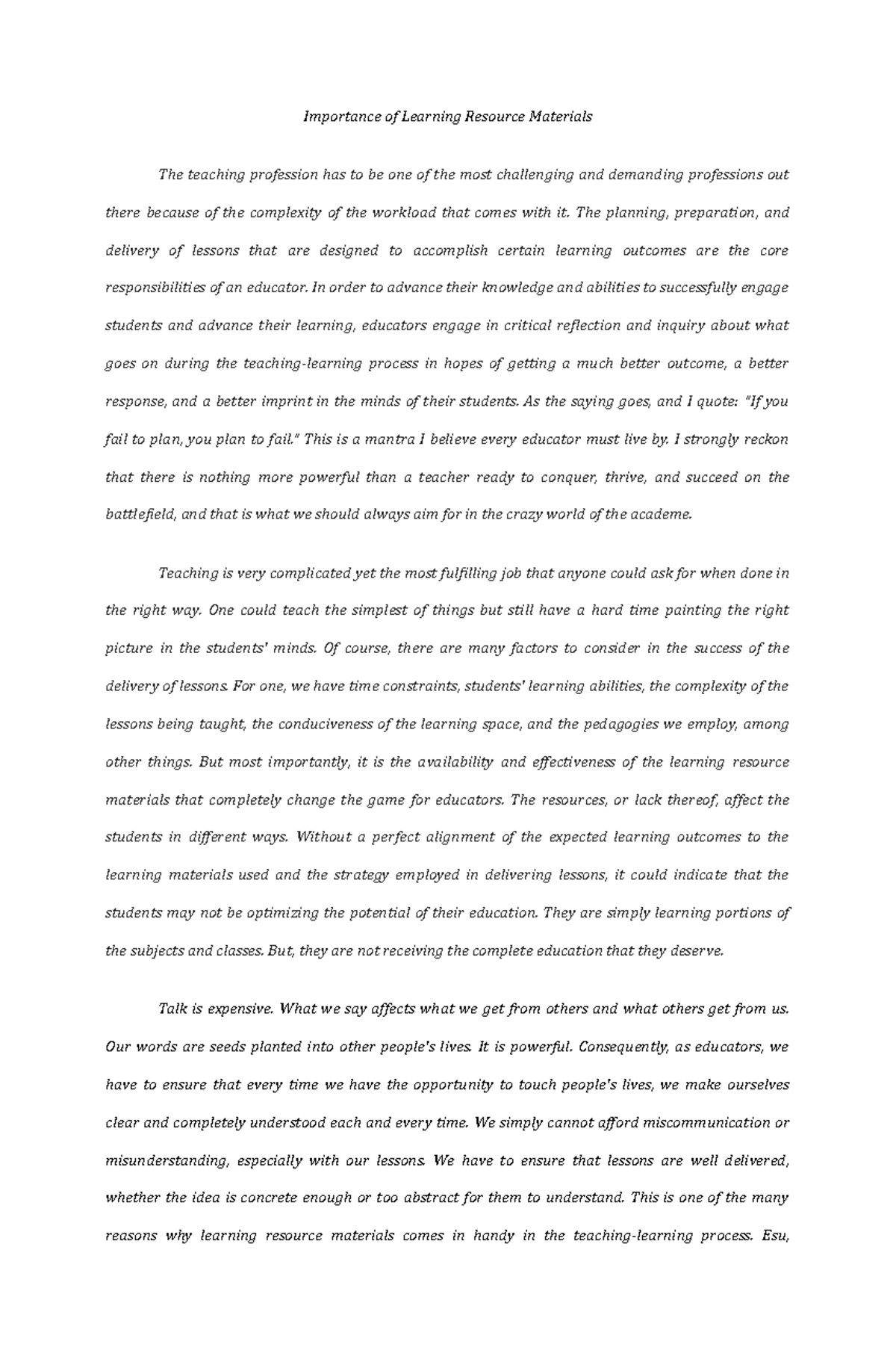Purposive Communication: Background and Rationale - Importance of ...