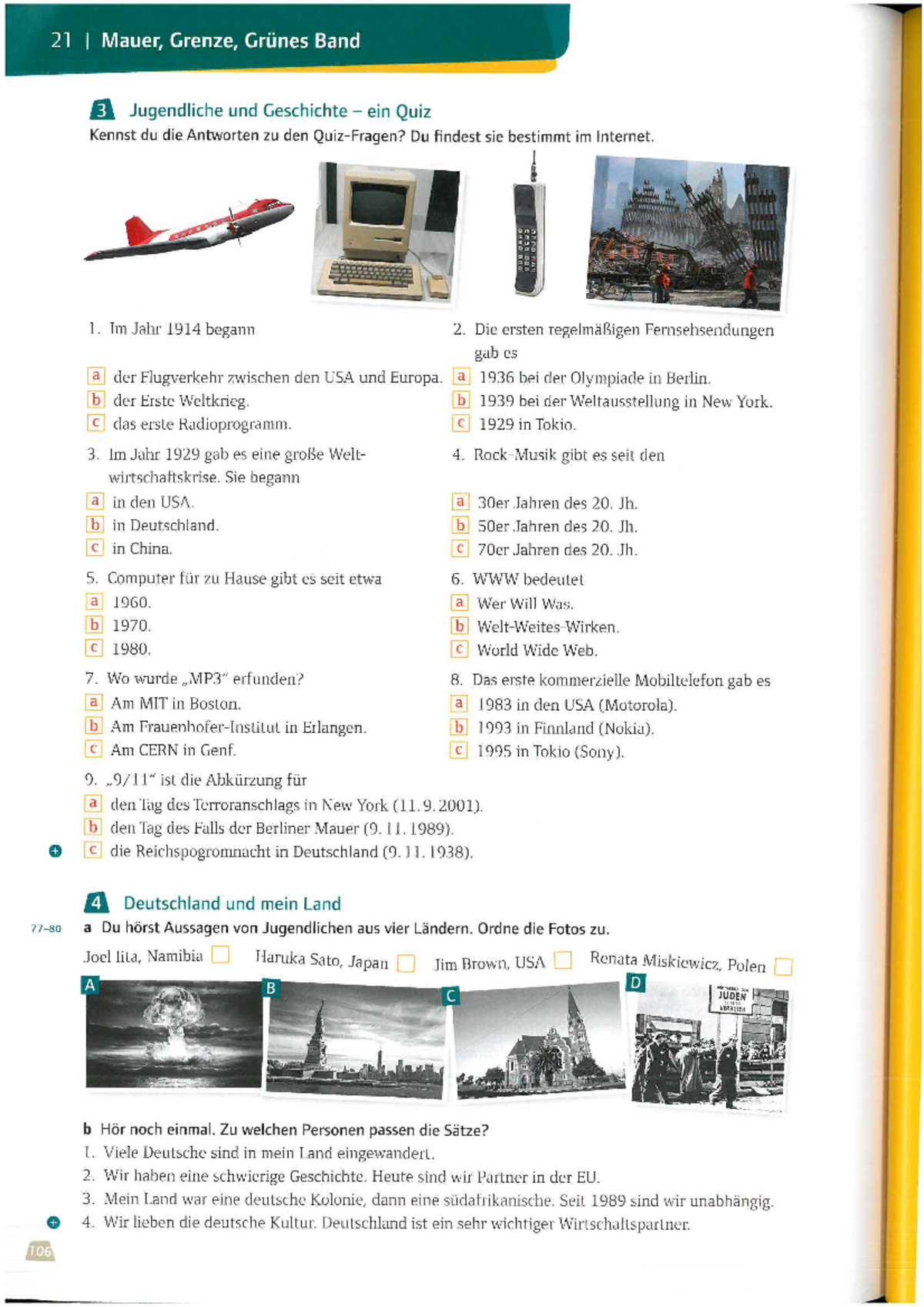 Prima plus B1. Deutsch für Jugendliche. Arbeitsbuch-106 - Études ...