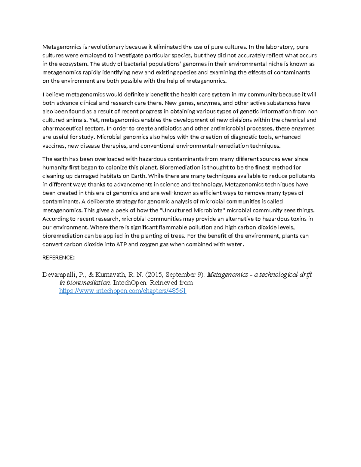 Biol 1121 Da Unit 8 Biol 1121 Metagenomics Is Revolutionary Because It Eliminated The Use Of