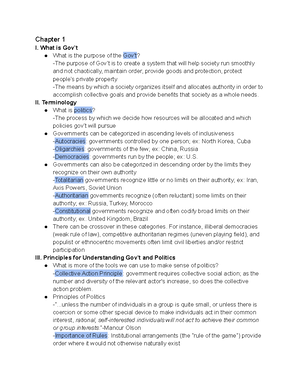 Gov Exam 2 Study Guide - American Federal Government CIVIL LIBERTIES ...
