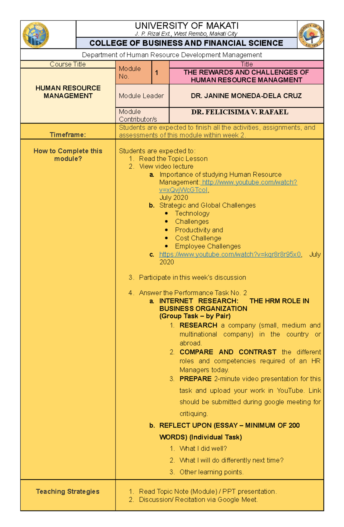 2020-Module-1-HRM-The-Rewards-and-Challenges-of-Human-Resource ...
