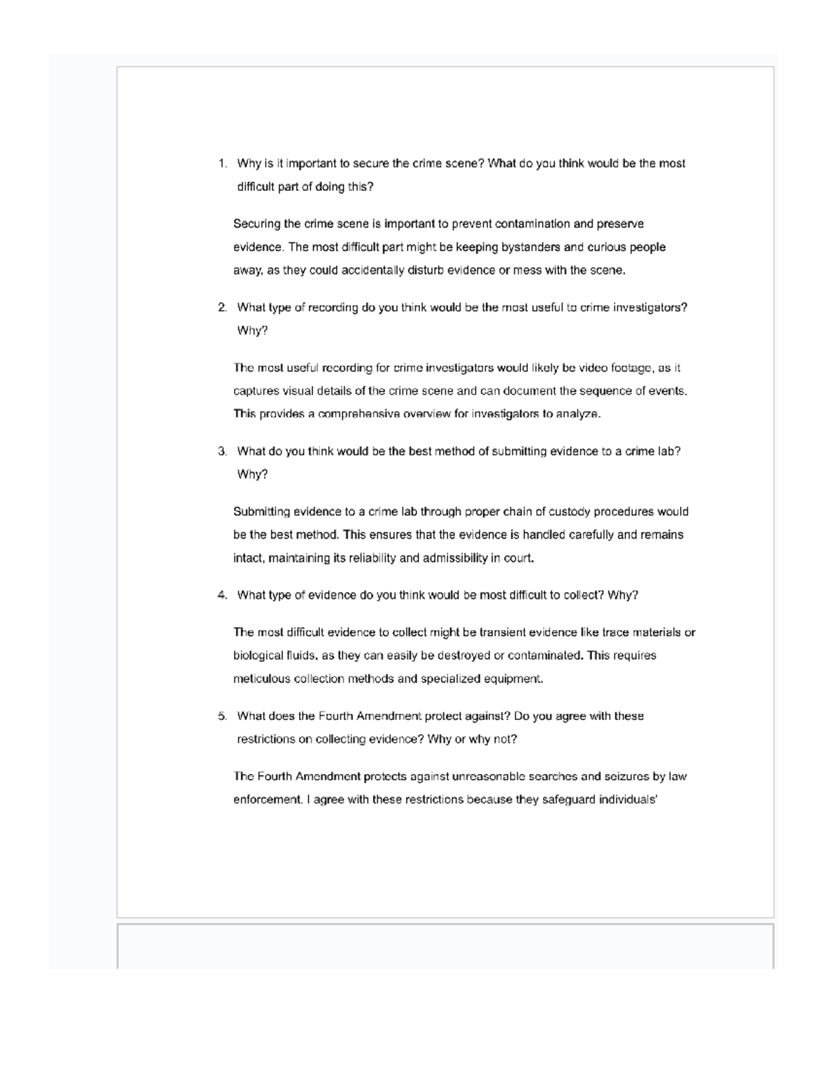 Unit 2 critical thinking questions - Google Docs - Studocu