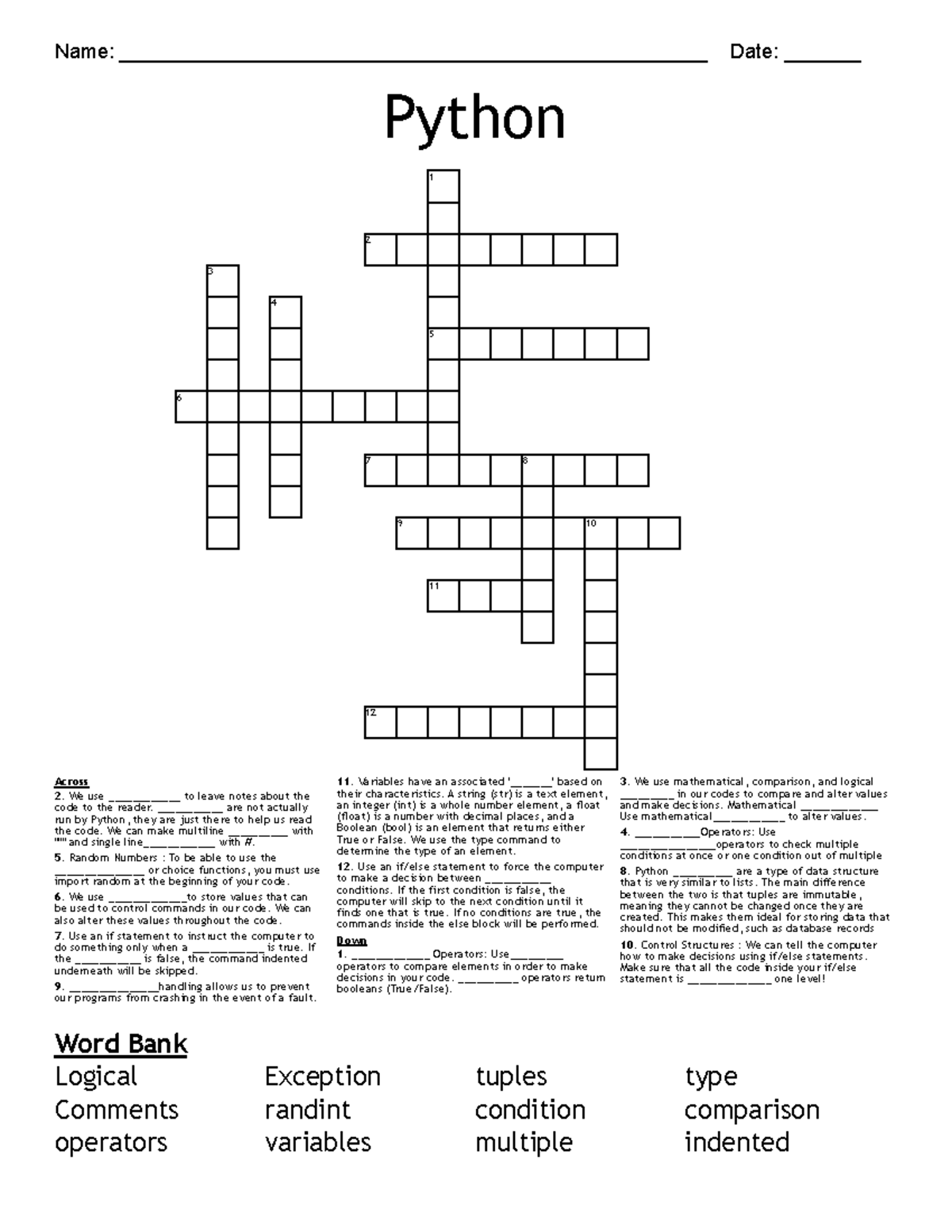 Python Basics-2 - yes - Name ...