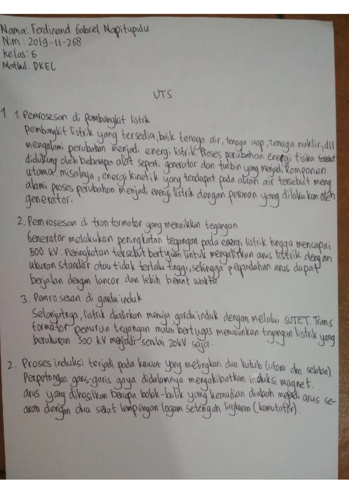 UTS DKEL - SOAL UAS DKEL - Dasar Konversi Energi Listrik - Studocu