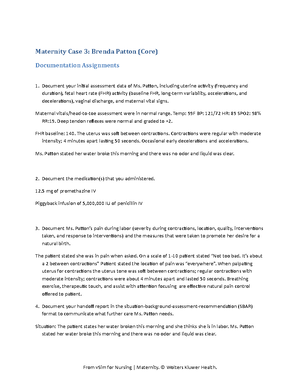 Pprom Concept Map Maternity - Monitoring is typically done Amniotic ...