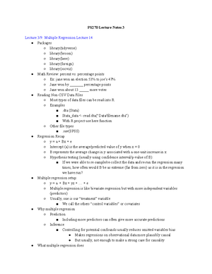 Lectures 1 2 January 25-27 - Understanding Political Numbers: Lecture 1 ...