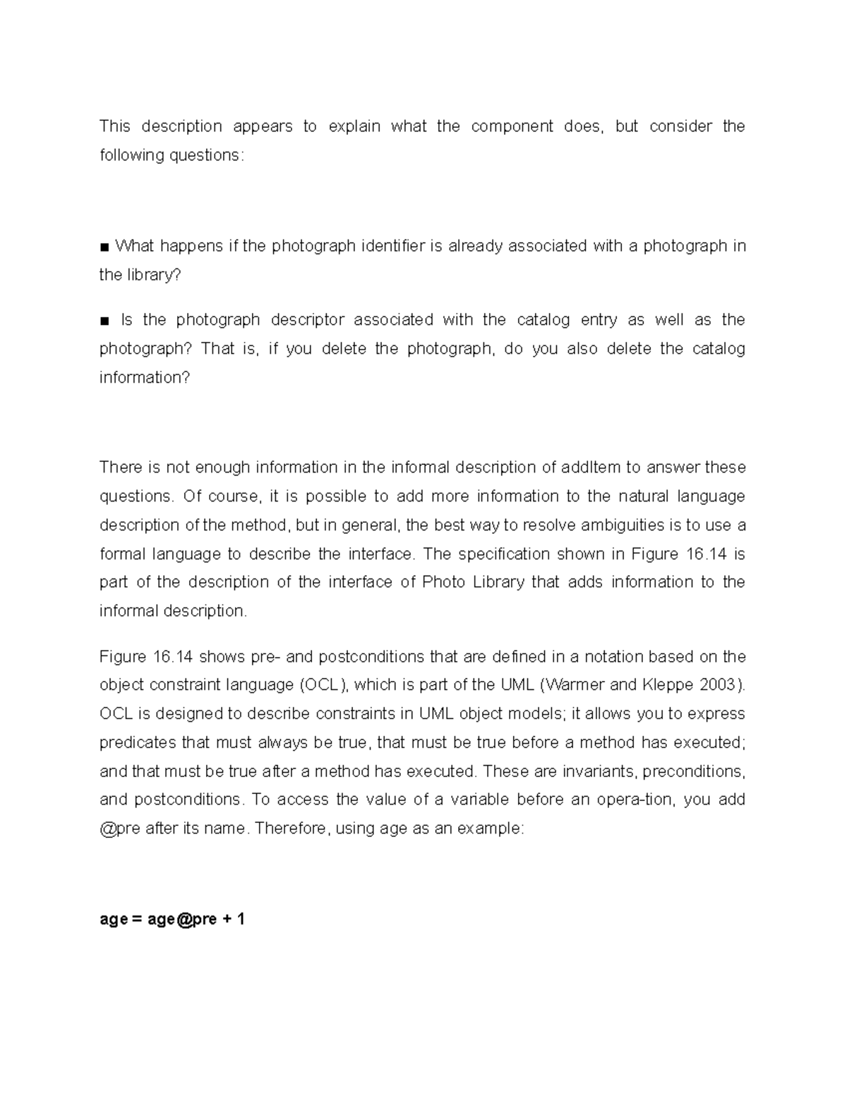 Lecture in CBSE - This description appears to explain what the ...