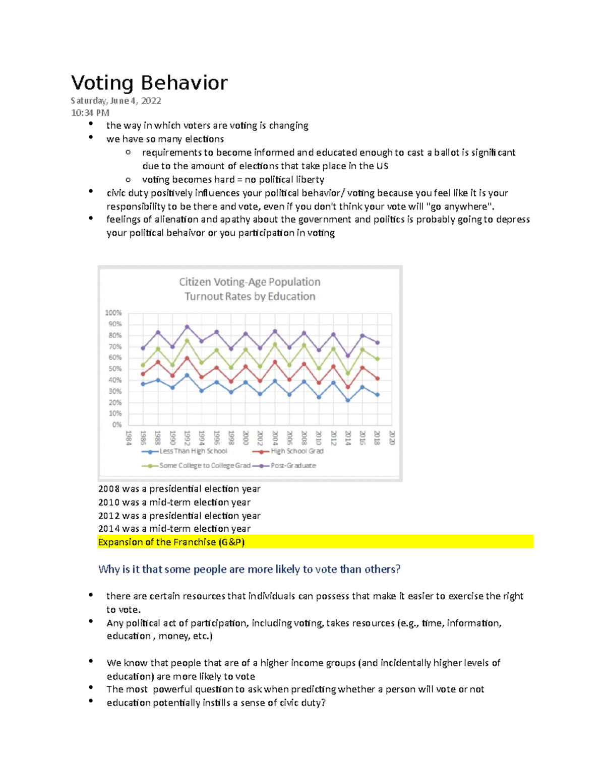 Voting Behavior Posc 225 U S Government Dr Kathleen Ferraiolo