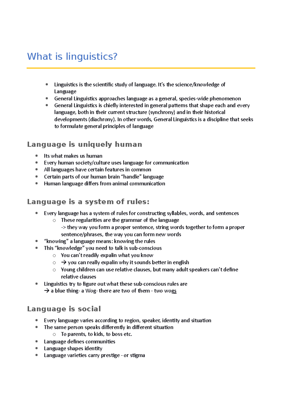 What is linguistics - What is linguistics? Linguistics is the ...
