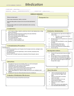 Vancomycin med card - ACTIVE LEARNING TEMPLATES THERAPEUTIC PROCEDURE A ...