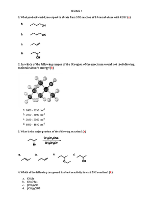 Experiment 3: Lab Report - ACHM 220 - Studocu