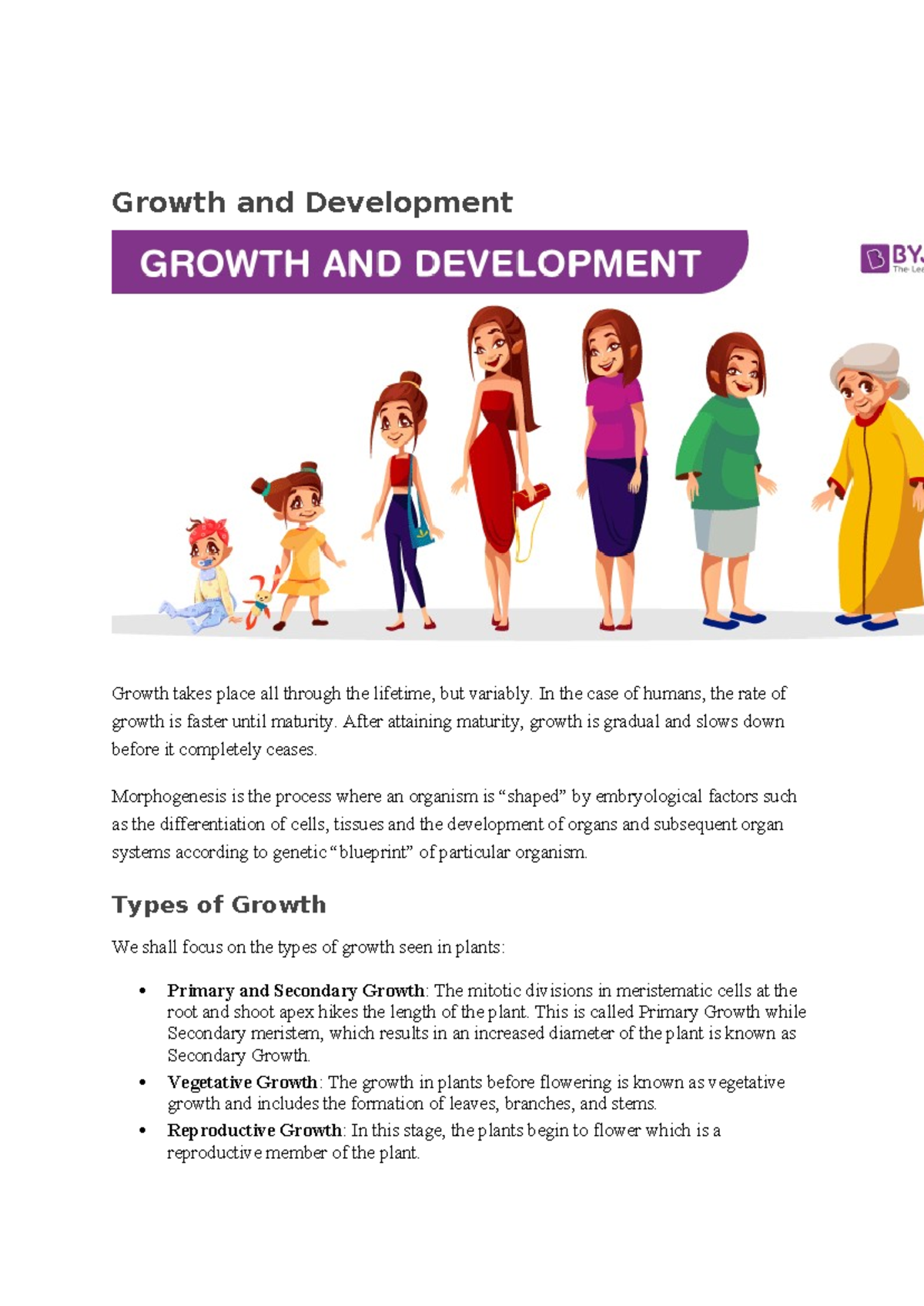 Growth and Development - Growth and Developmen Growth and Development ...