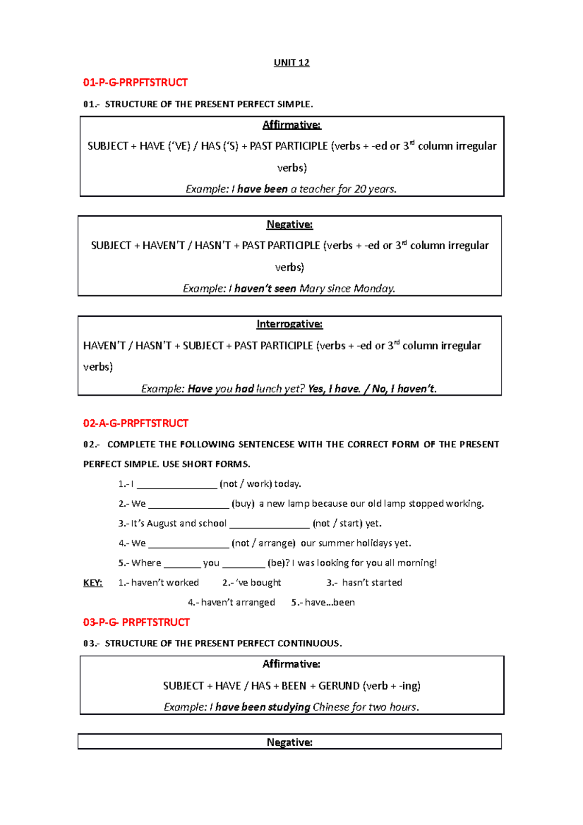 UNIT 12 - APUNTES UNIT 12 2021 - 2022 - UNIT 12 01-P-G-PRPFTSTRUCT 01 ...