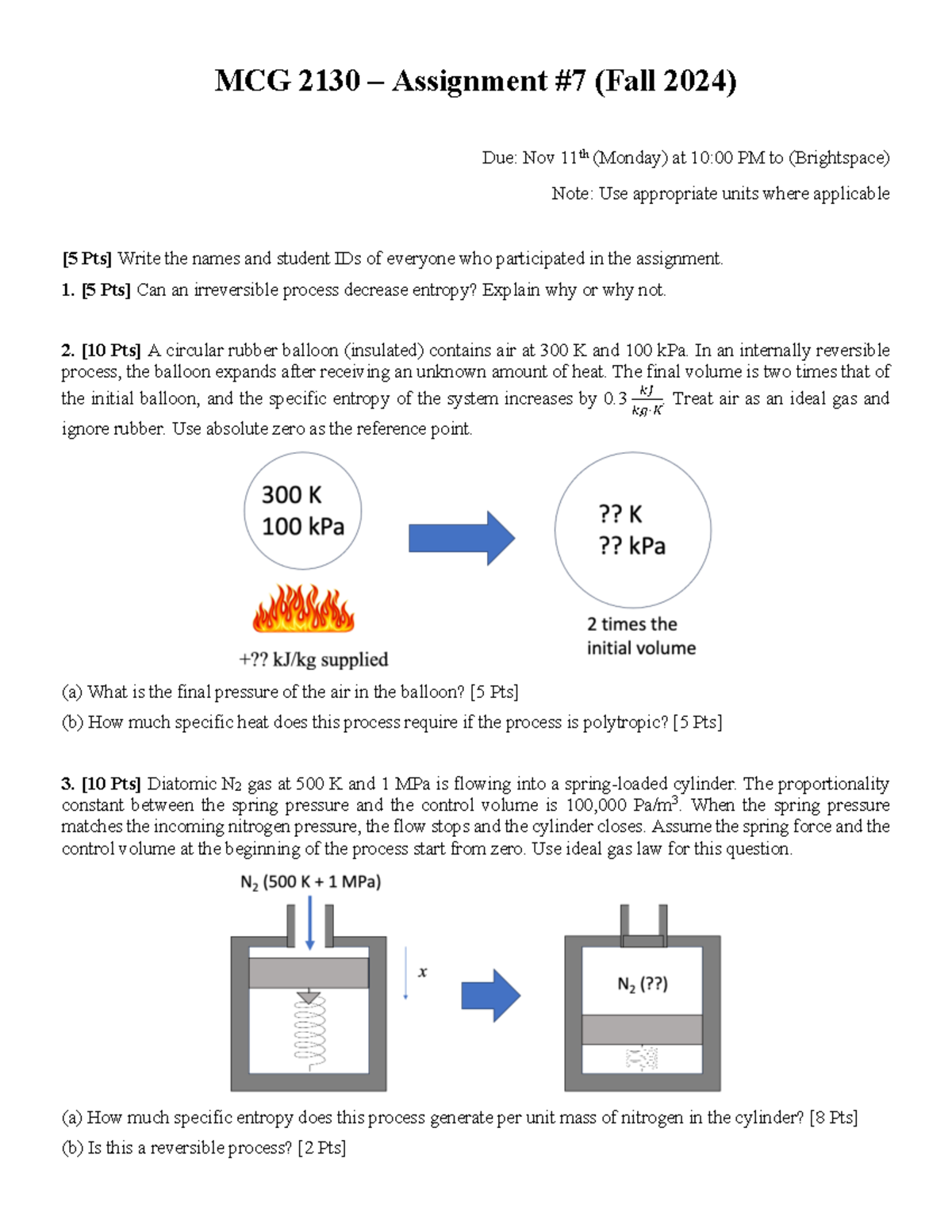 Assignment #7 - MCG 2130 – Assignment # 7 (Fall 202 4 ) Due: Nov 11 th (Monday) at 10:00 PM to ...