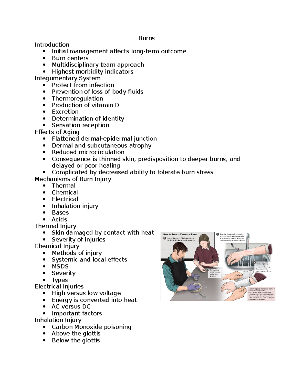 Burns - Burns Introduction Initial management affects long-term outcome ...