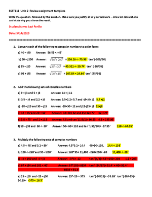 ESET111L Wk4 Lab-2 Report - EET111 - ECPI University - Studocu
