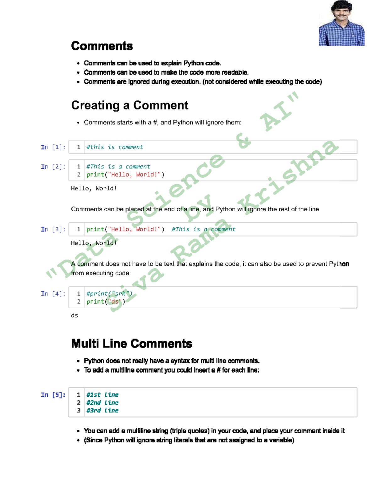 01 Comments Python For Everybody Studocu