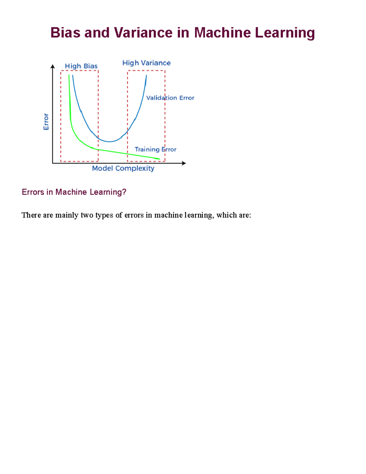P-1.2.4 Bias and Variance - Bias and Variance in Machine Learning ...