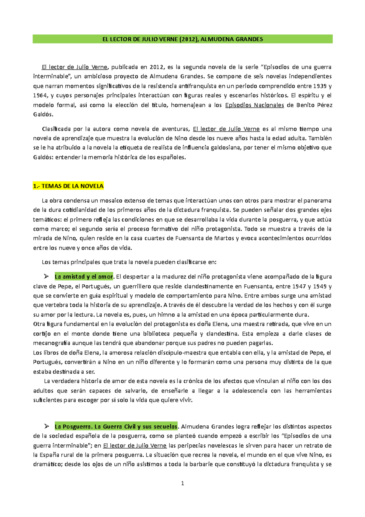 EL Lector DE Julio Verne - EL LECTOR DE JULIO VERNE (2012), ALMUDENA ...
