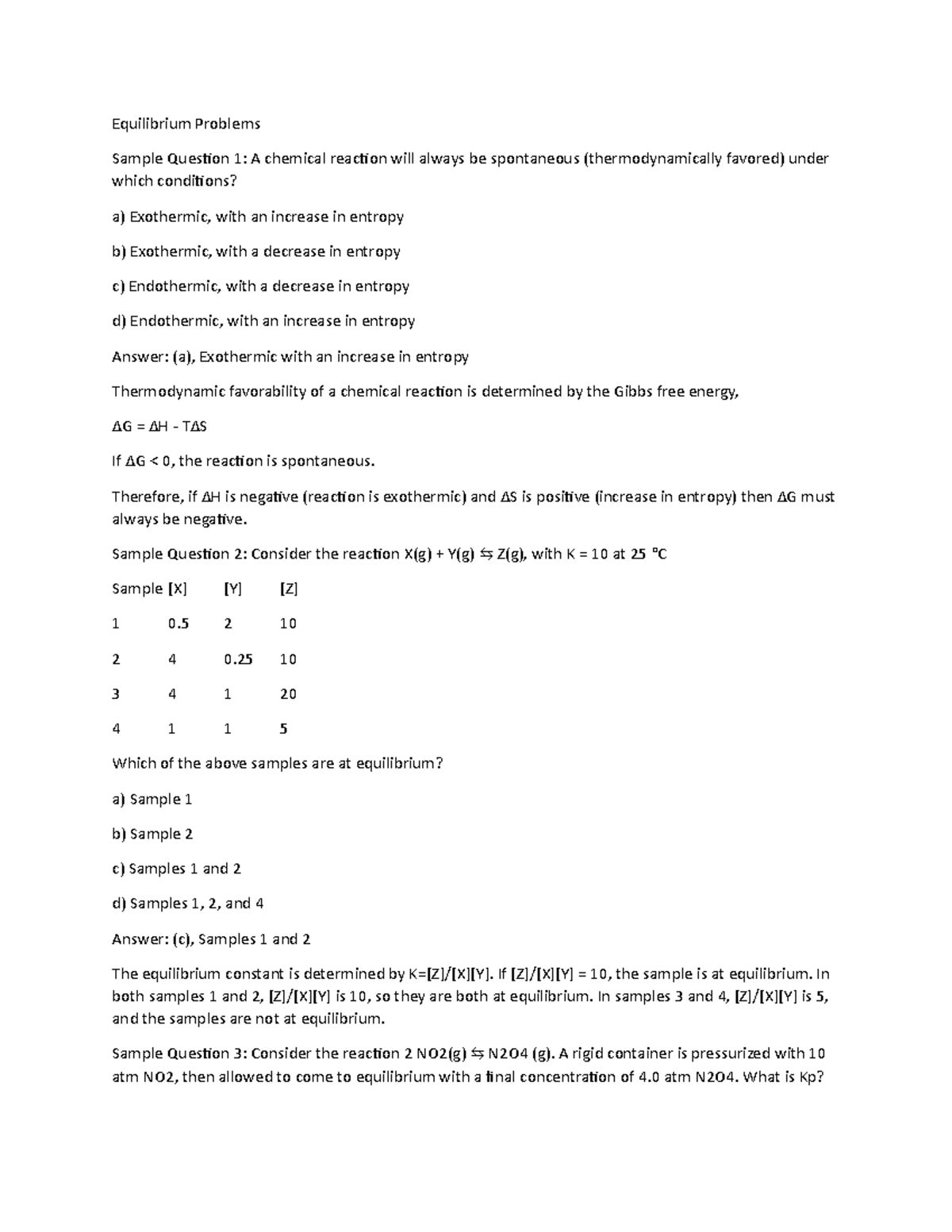 Equilibrium Problems - Lecture notes 14 - Equilibrium Problems Sample ...