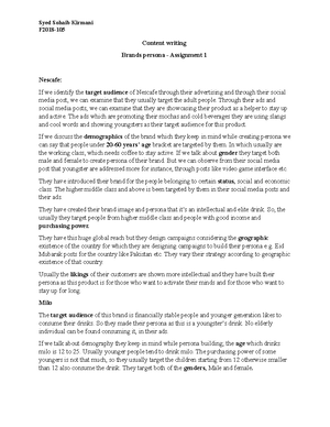 Account Writing Example 2 - Q1. Write a personal account about your ...