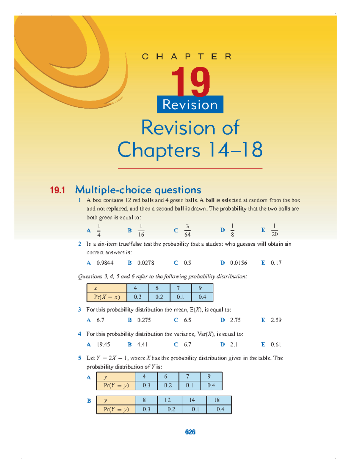 Ch19 - University Mathematic Course helpful Lecture notes - MA1 - USyd ...