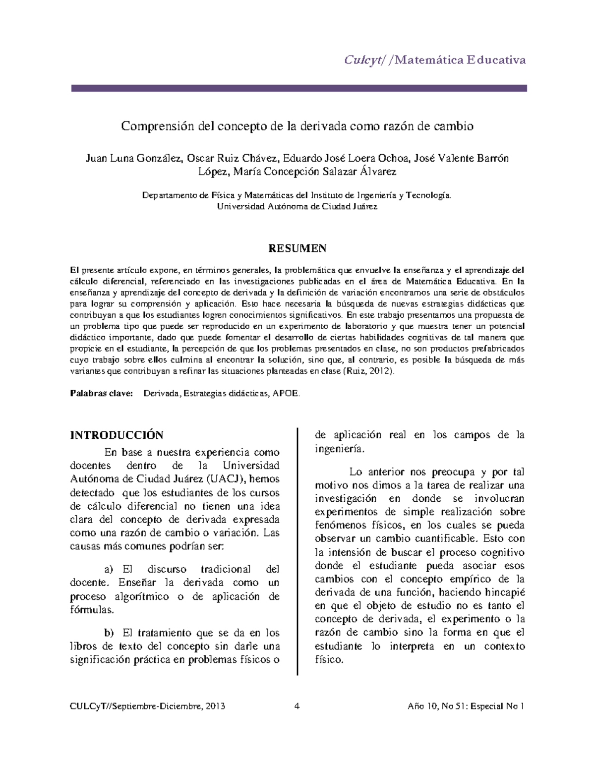 Dialnet-Comprension Del Concepto De La Derivada Como Razon De Cambi ...