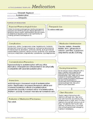 Amlodipine - medication - ACTIVE LEARNING TEMPLATES Medication STUDENT ...