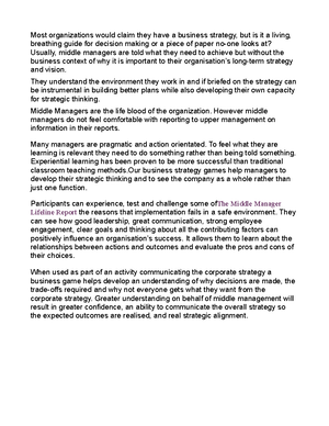 Week 5 Assessment Prep - Organizational Structure Outline 5 - Student ...