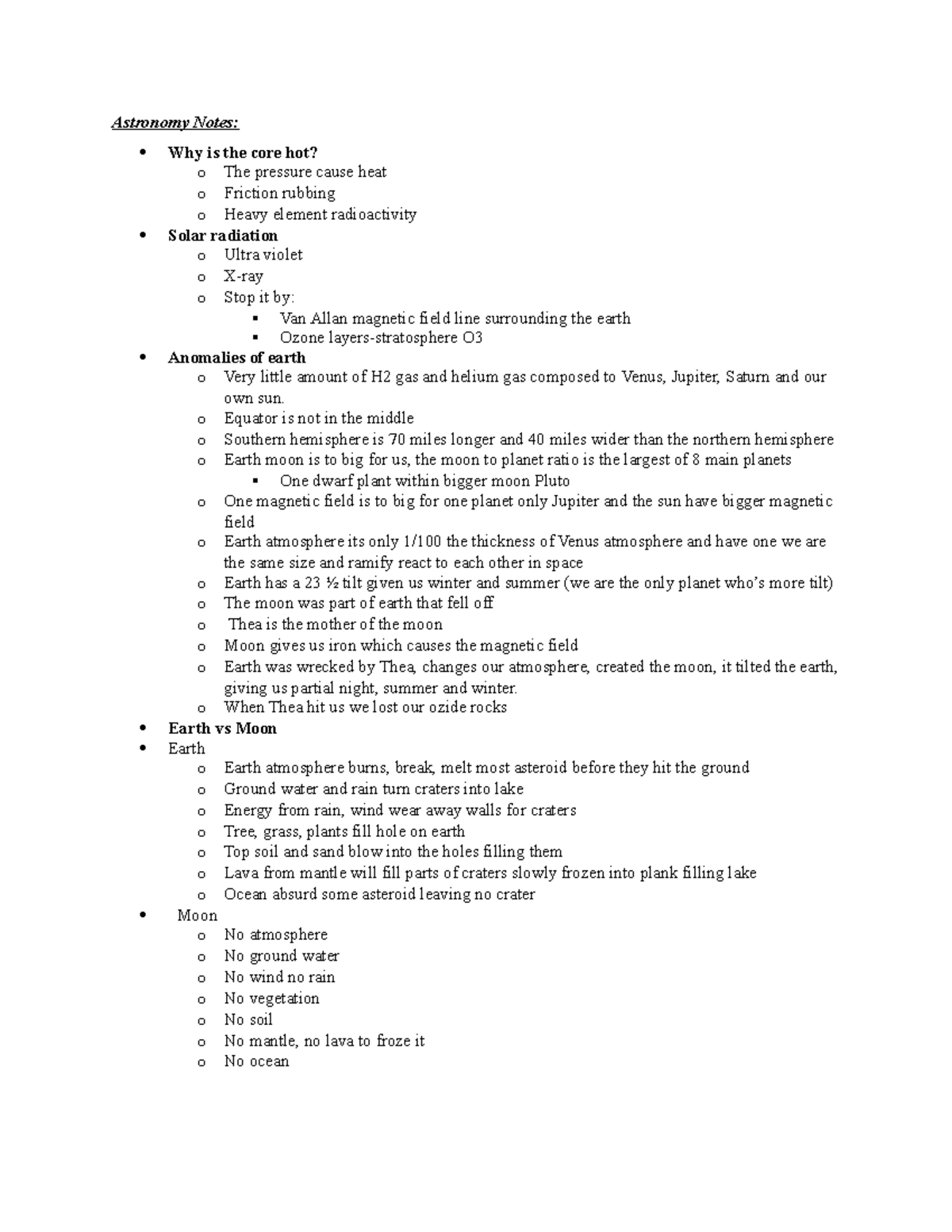 Astro notes 4 - Why is the core hot?, solar radiation, anomalies of ...