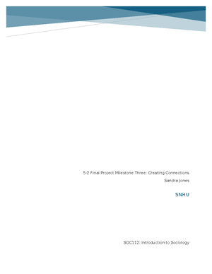 SOC 112 Module One Worksheet - SOC 112 Module One Worksheet ...