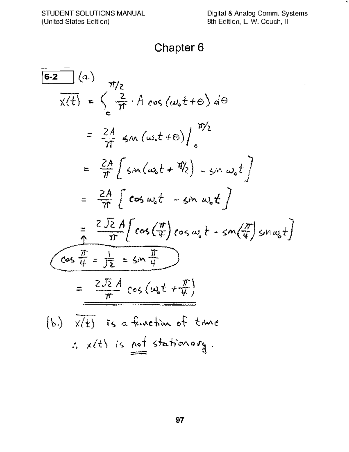 Chapter 6-S - Chapter 6 1 6-2 I(0.,) Til? ####### x(t)