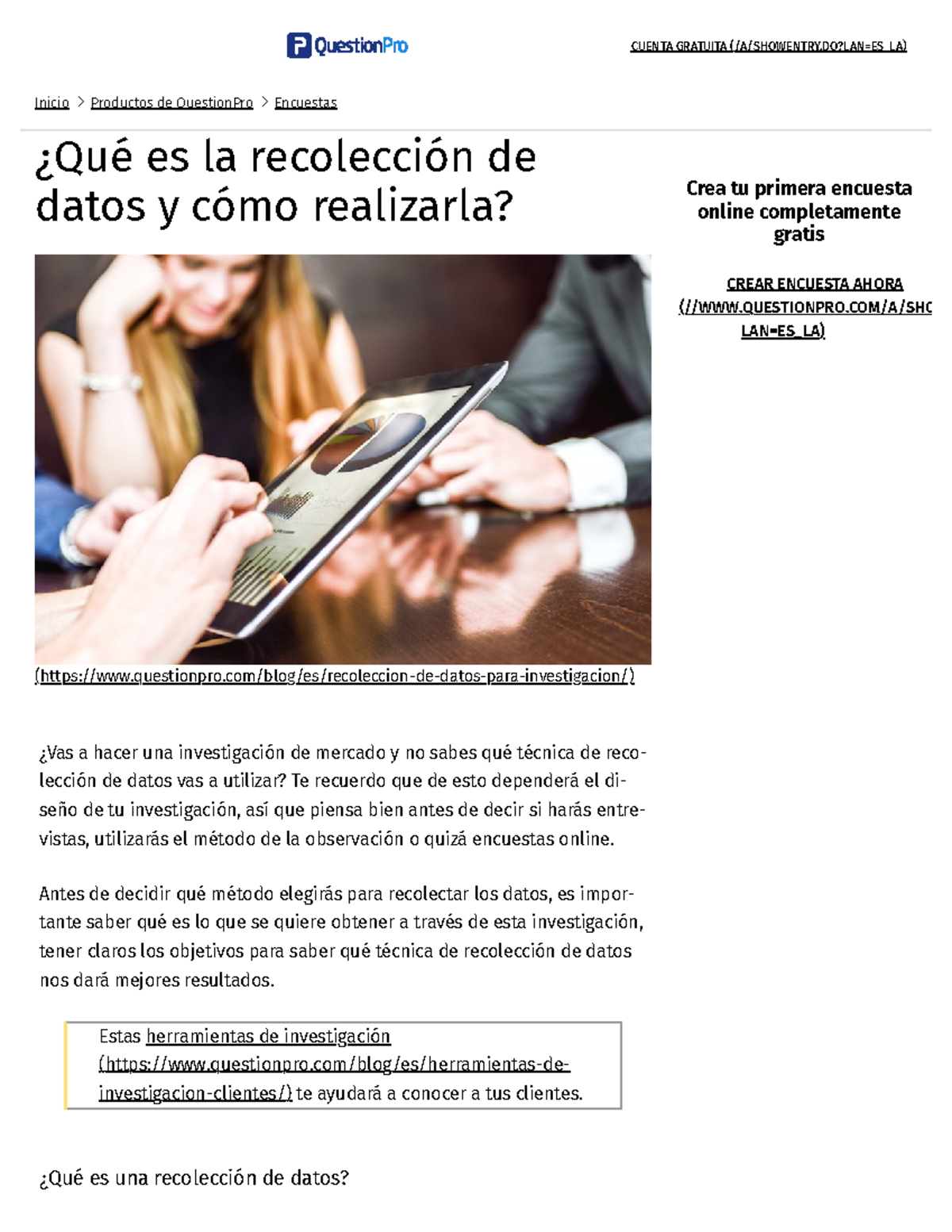 ¿qué Es La Recolección De Datos Y Cómo Realizarla ¿vas A Hacer Una