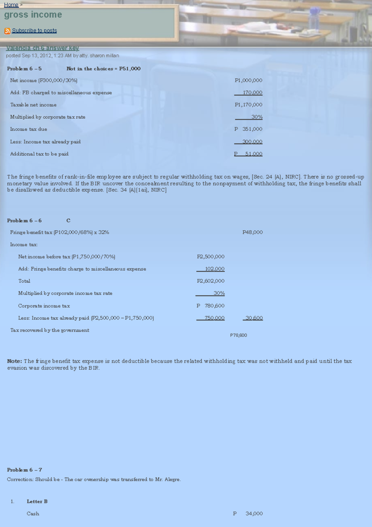 Gross-income - Lecture notes 1-10 - Home > gross income Subscribe to ...