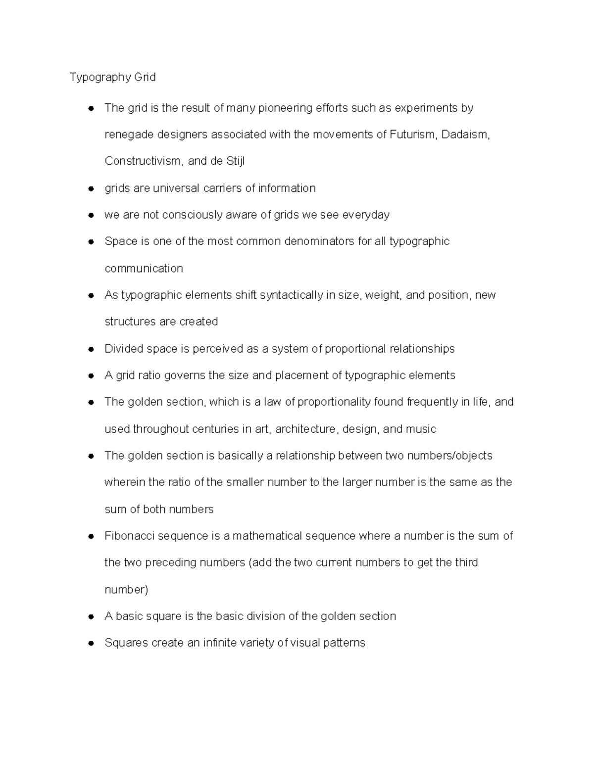 Chapter 4 notes type - Summary Typographic Design - Typography Grid The ...