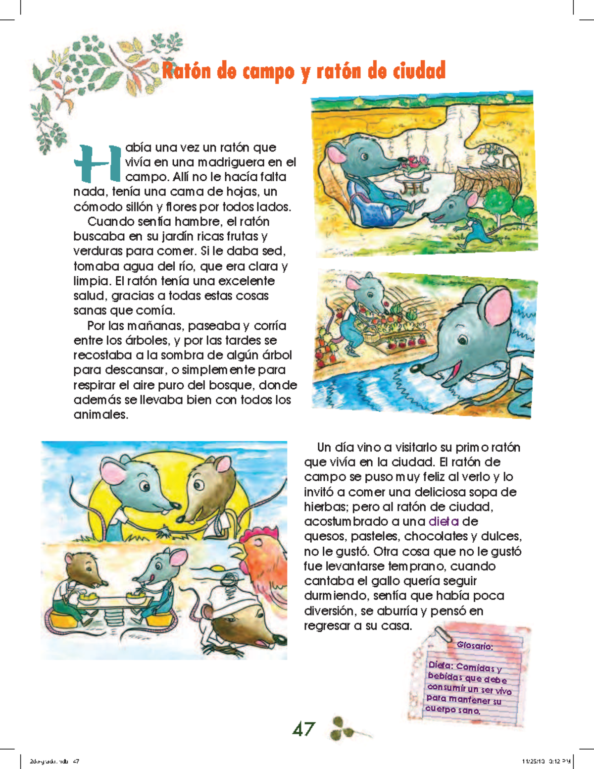 Li10 - es historia - H abía una vez un ratón que vivía en una ...