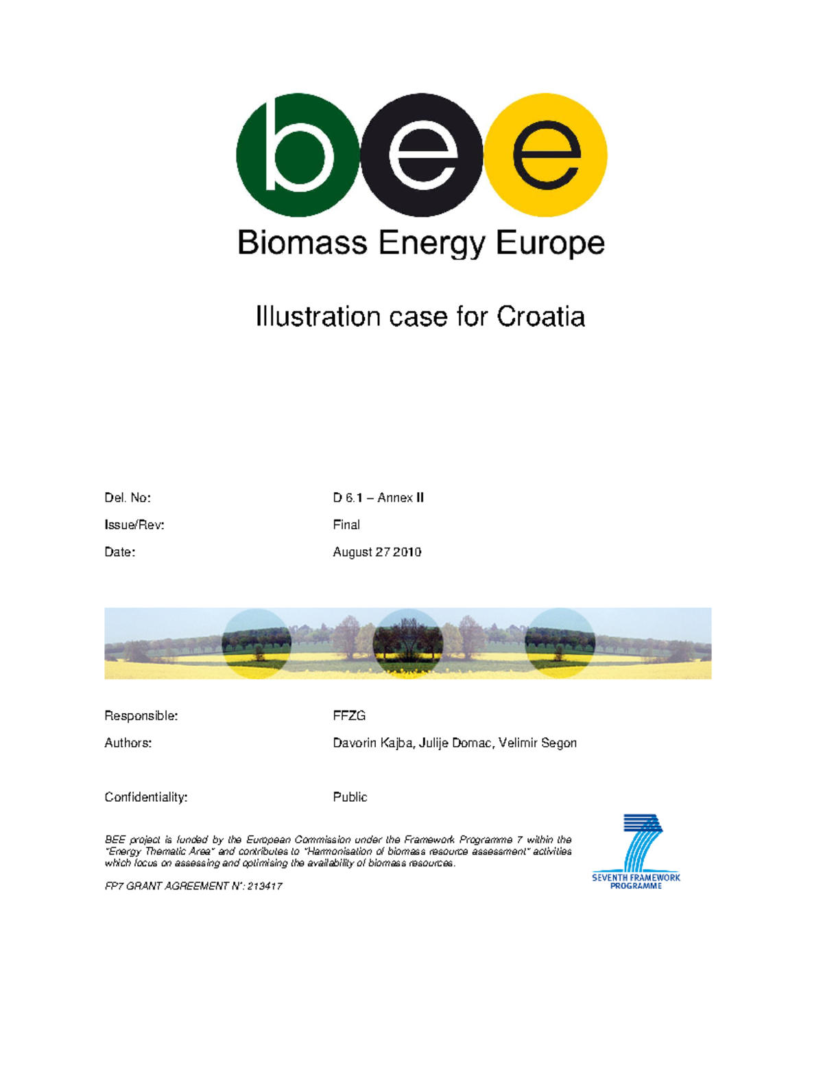 Biomass Energy Europe - Annex II Croatia - Illustration case for ...