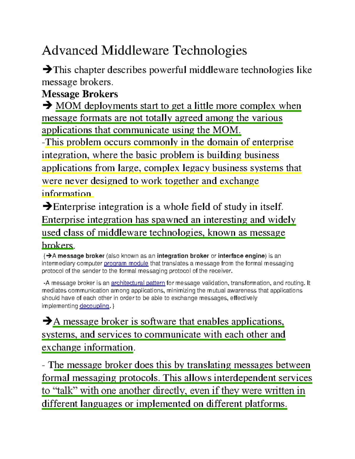 19 Advanced Middleware Technologies - Copy - Advanced Middleware ...