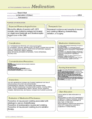 Magnesium salts - DRUG CARD - ACTIVE LEARNING TEMPLATES Medication ...